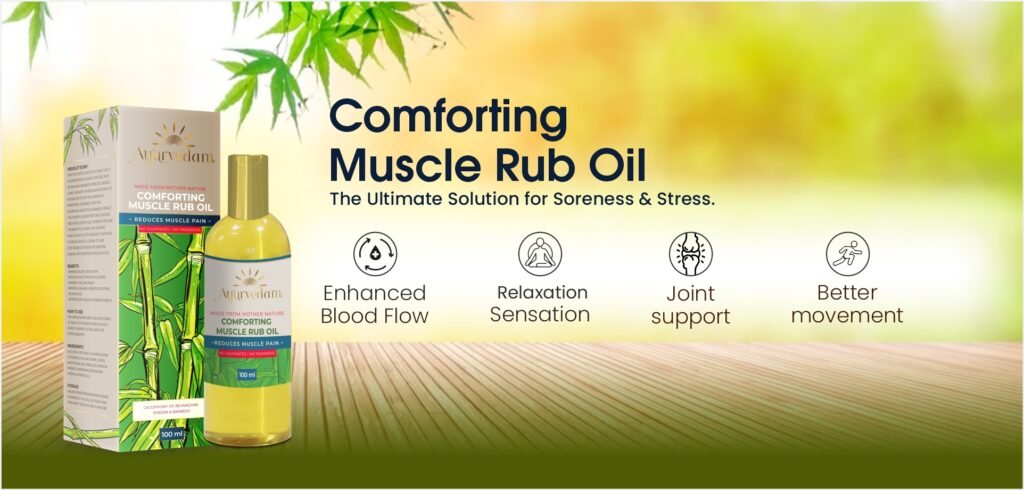 Buy body massage oil | Comforting Muscle Rub Oil (100ml)